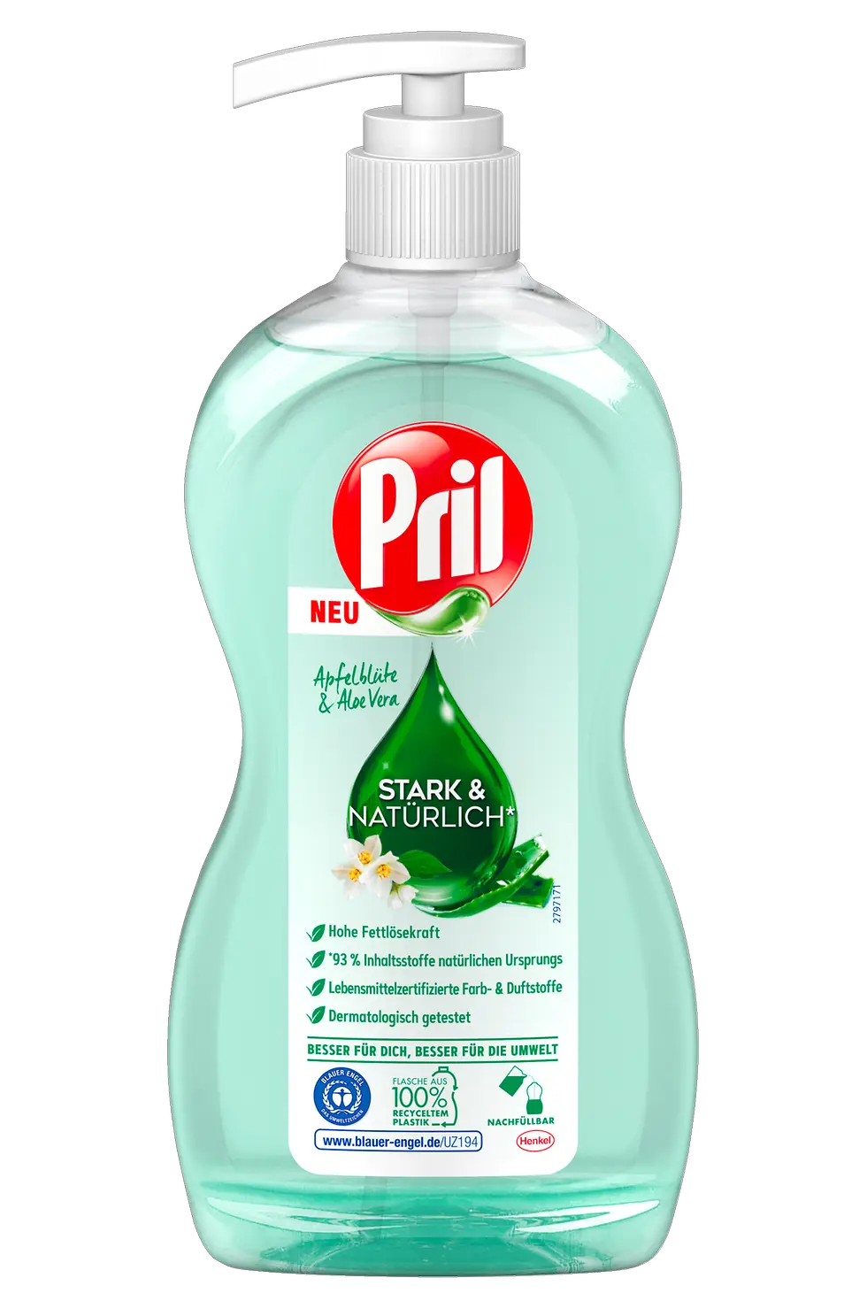 The new Pril Stark & Natürlich: environmentally friendly dishwashing ...